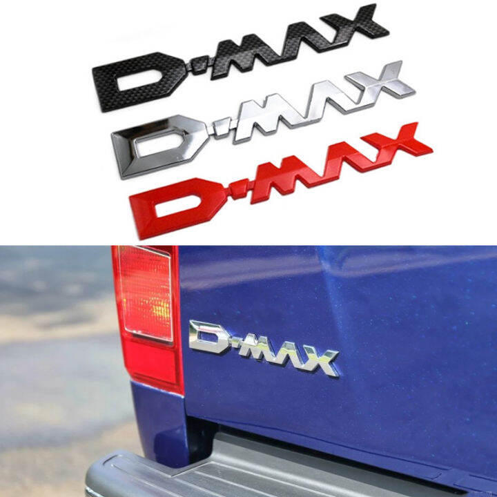 3D ABS Emblem Decal Sticker D-MAX Dmax For ISUZU D-Max Rear Trunk Lid ...