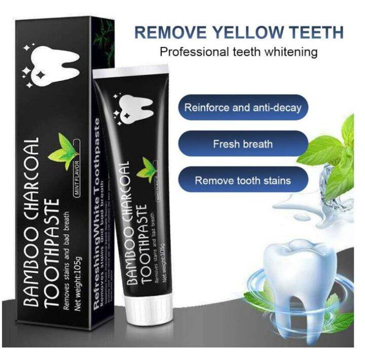 Bamboo Charcoal Toothpaste Whitening Toothpaste 105g Ubat Gigi Arang ...