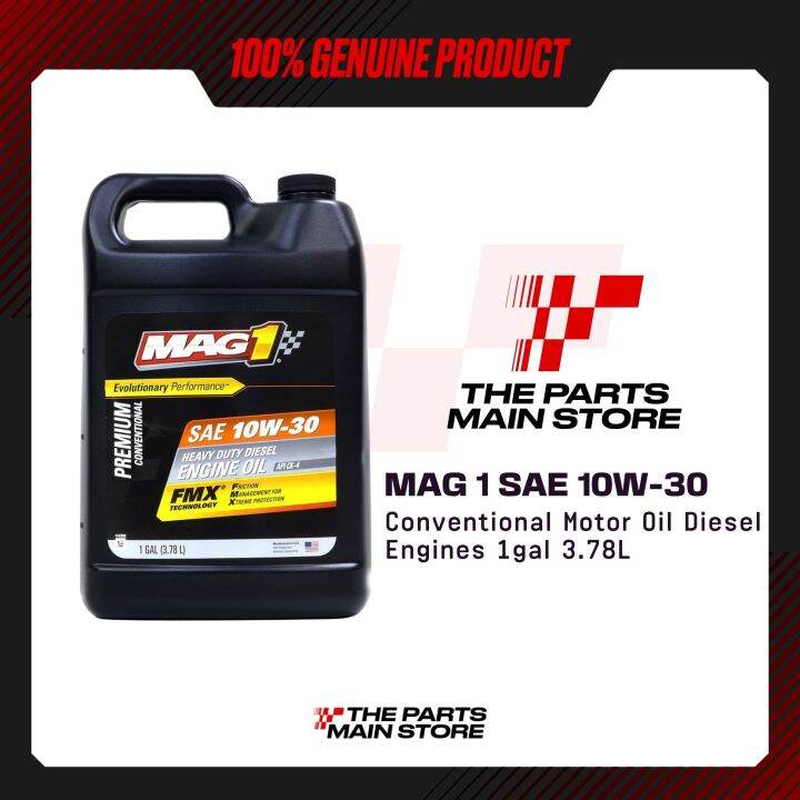 MAG 1 SAE 10W-30 Conventional Motor Oil Diesel Engines 1gal 3.78L 62924 ...