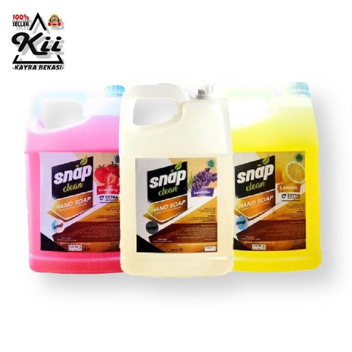 Snap Clean Hand Soap 4 Liter - Snap Cairan Sabun Cuci Tangan 4 Liter ...