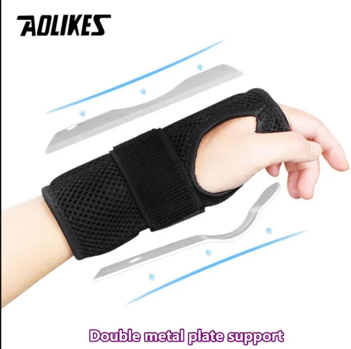 AOLIKES 1PCS Wrist Splints - Wrist Support Brace for Arthritis ...
