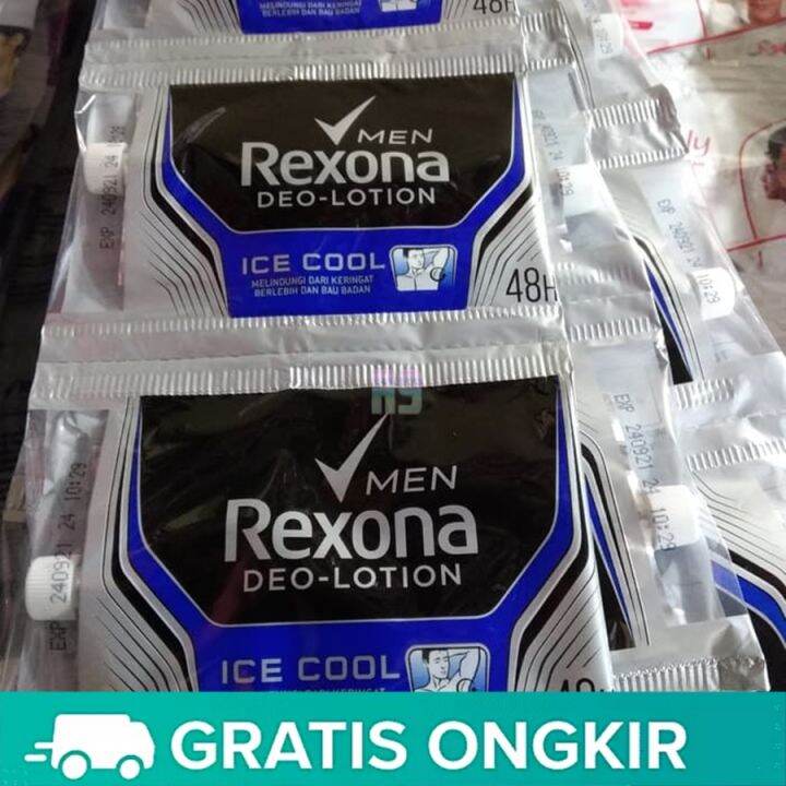REXONA MEN ICE COOL SACHET DEODORAN PRIA PERLINDUNGAN 48 JAM COD ...