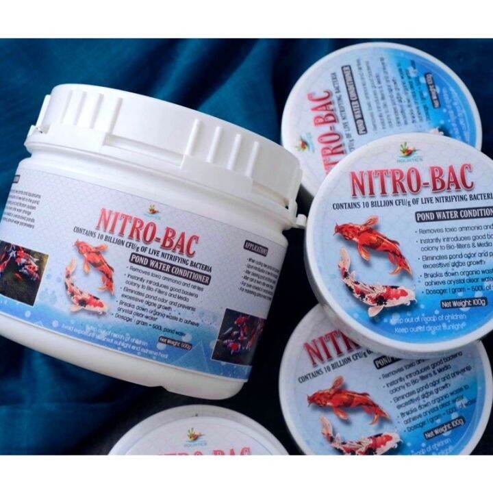 Nitro-Bac Pond Water Conditioner by Noah Aquatics Nitrifying Bacteria ...