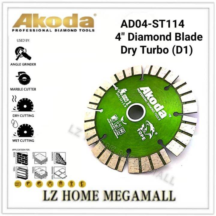 AKODA 4" DIAMOND BLADE DEMON SERIES | Lazada