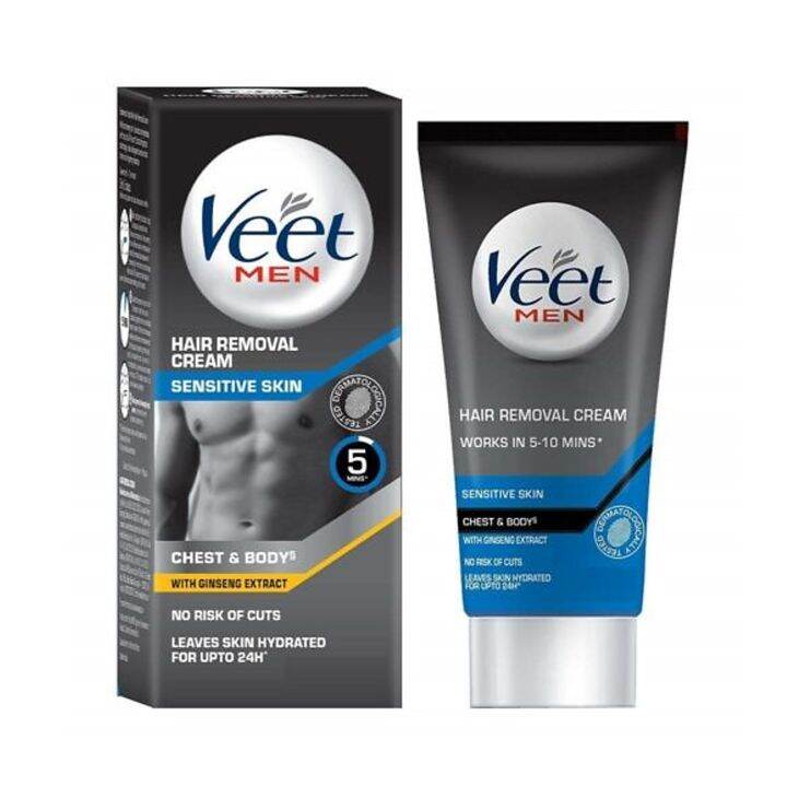 Veet MEN Hair Removal Cream For SENSITIVE SKIN 25g ครีมกำจัดขนบริเวณ ...