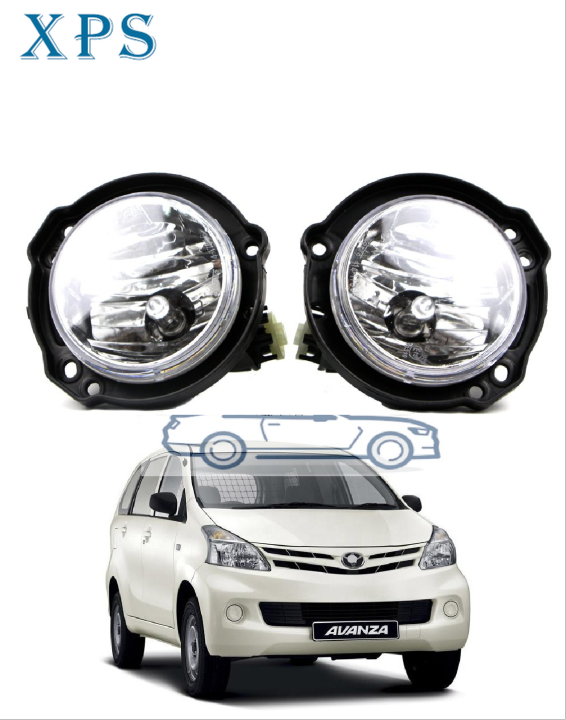 xps TOYOTA AVANZA/ TOYOTA WIGO 2012 2013 2014 2015 2016 2017 2018 2019 2020 2021 Fog Lamp / Fog ...