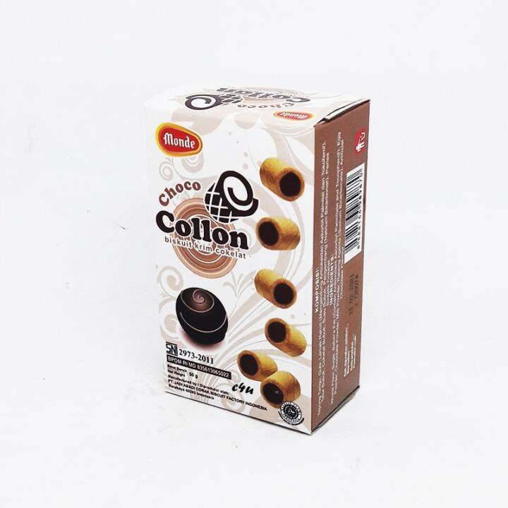 Monde Collon Biskuit Roll Isi Krim Chocolate - 50 gr | Lazada Indonesia