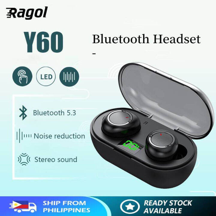 Y60 Wireless Bluetooth 5.3 Headphone LED Digital Display Noise ...