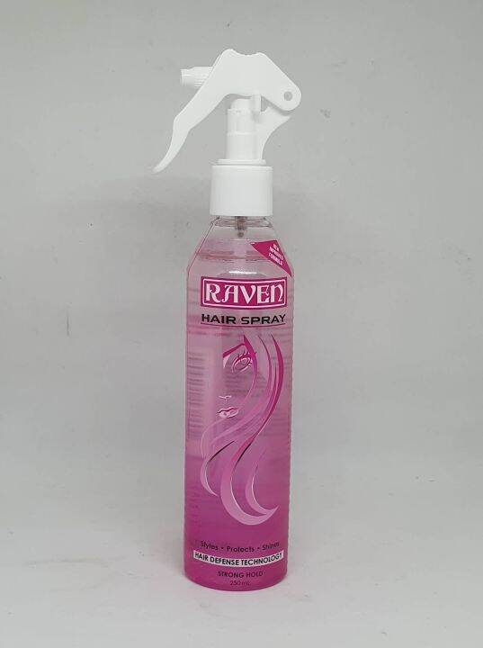 Hair Spray Strong Hold Glam & Raven Hair Spray Defense Technology ...