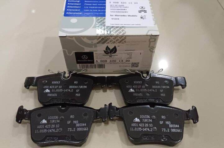0084201320 BRAKE PAD REAR MERCEDES W205 C-CLASS C180 C200 C250 | Lazada
