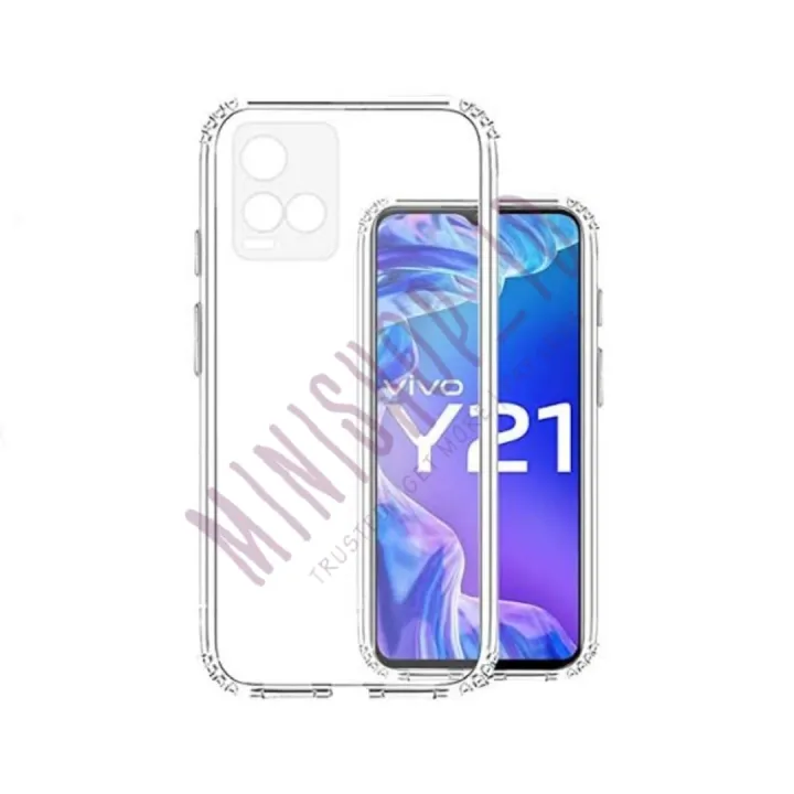 VIVO Y21 SOFTCASE HD PREMIUM WITH CAMERA PROTECTION BENING TEBAL 1.5 MM ...