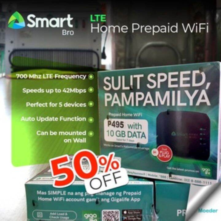 Smart Bro Home Prepaid WIFI Router (EVOLUZN) | Lazada PH