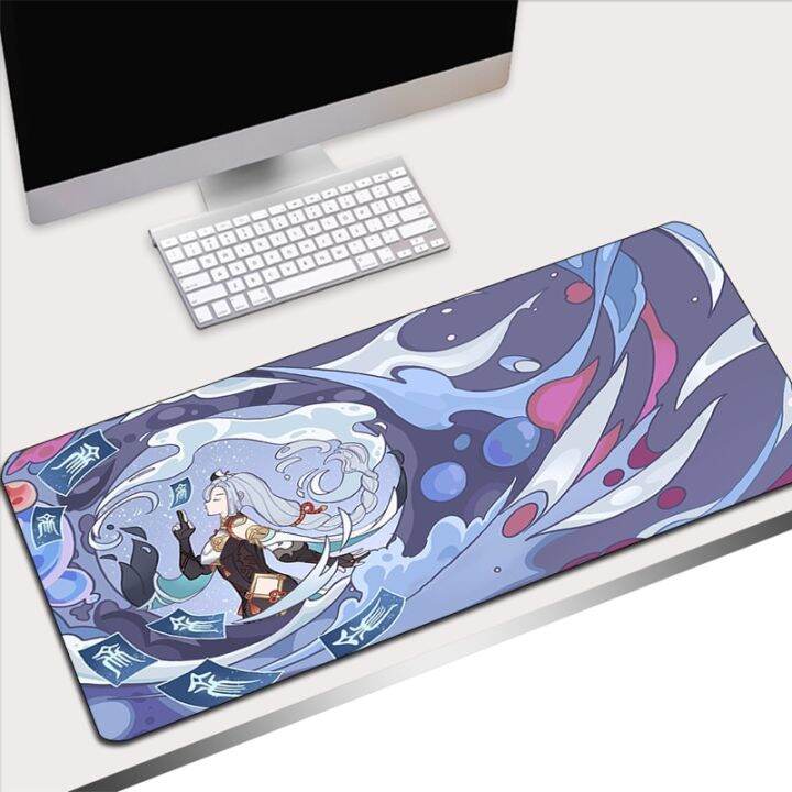 New Genshin Impact Mousepad Gamer Kawaii Mouse Pad 900x400 Cute Xxl ...