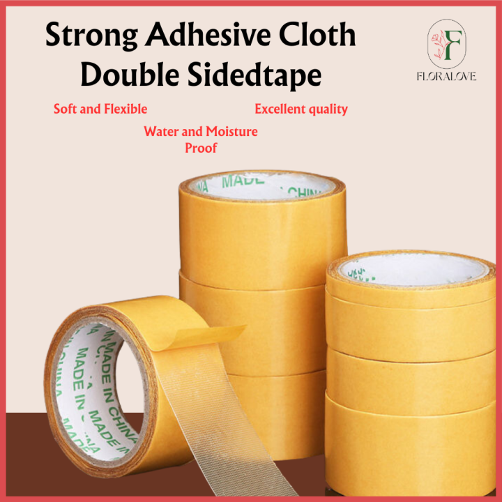 5M Double Sided Tape Heavy Duty Universal Strongly Adhesive Cloth Tape ...