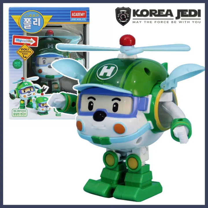 Robocar Poli Transformer Robot Toy - Helly Transforming Helicopter ...