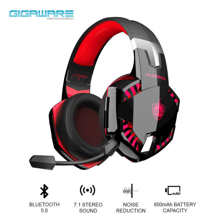 Gigaware G2000 Gaming Headphone LED WIRED Headset | Phoinikas G2000 ...