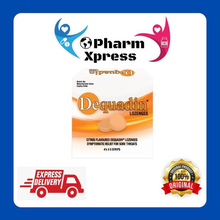 Dequadin Lozenges 润喉糖 24's | Lazada
