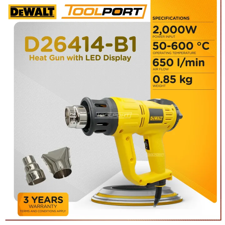 Dewalt D26414 B1 D26414 Heat Gun With Led Display Air Temperature