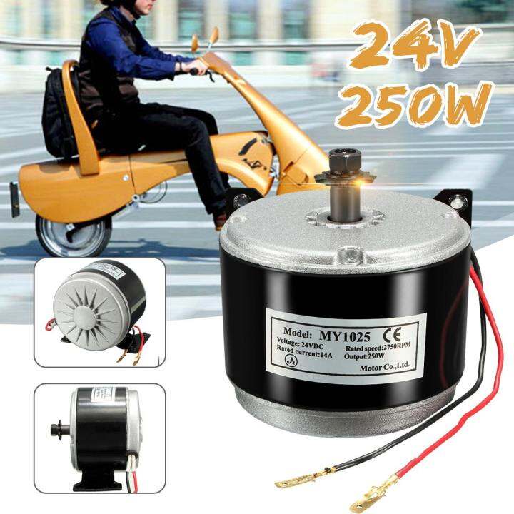 24V DC Electric Scooter Motor Conversion Kit 250/300W 2750RPM Brushed ...