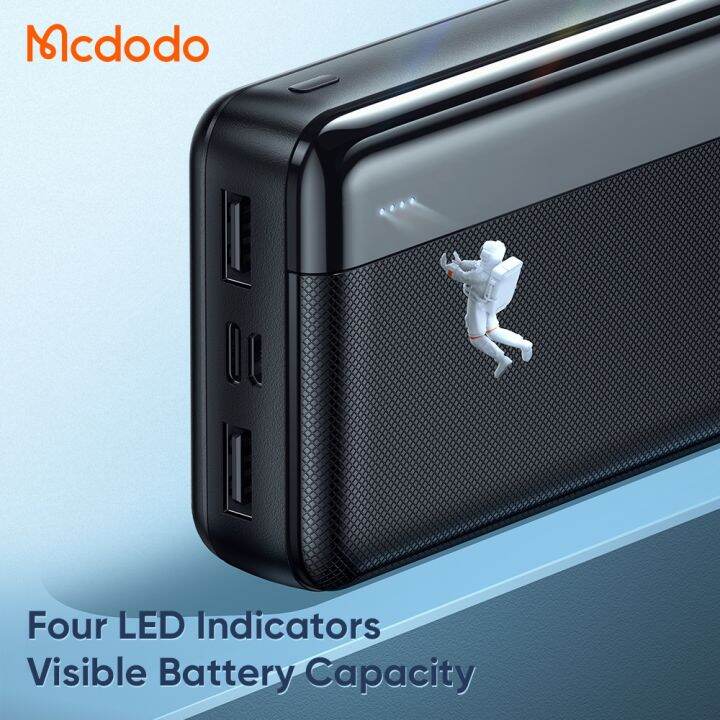 Mcdodo Dual USB Port Output Fast Charging Power Bank Micro Type-C Input ...