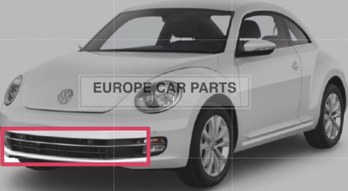 VOLKSWAGEN BEETLE FRONT BUMPER GRILLE WITH CHROME | Lazada