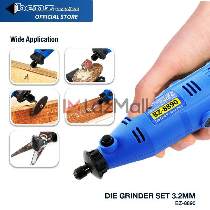 BENZ Die Grinder Set Tuner With Box - Mesin Gerinda Bor Tuner Listrik ...