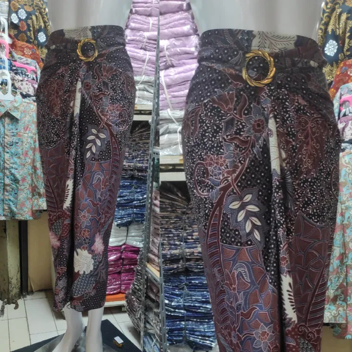 Rok Lilit Kebaya - Kain Lilit Batik Modern - Free Ring Gesper | Lazada ...