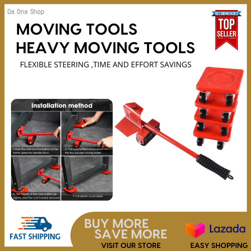 Best selling 5Pcs Heavy Object Mover Moving Tool Artifact Furniture Pad ...