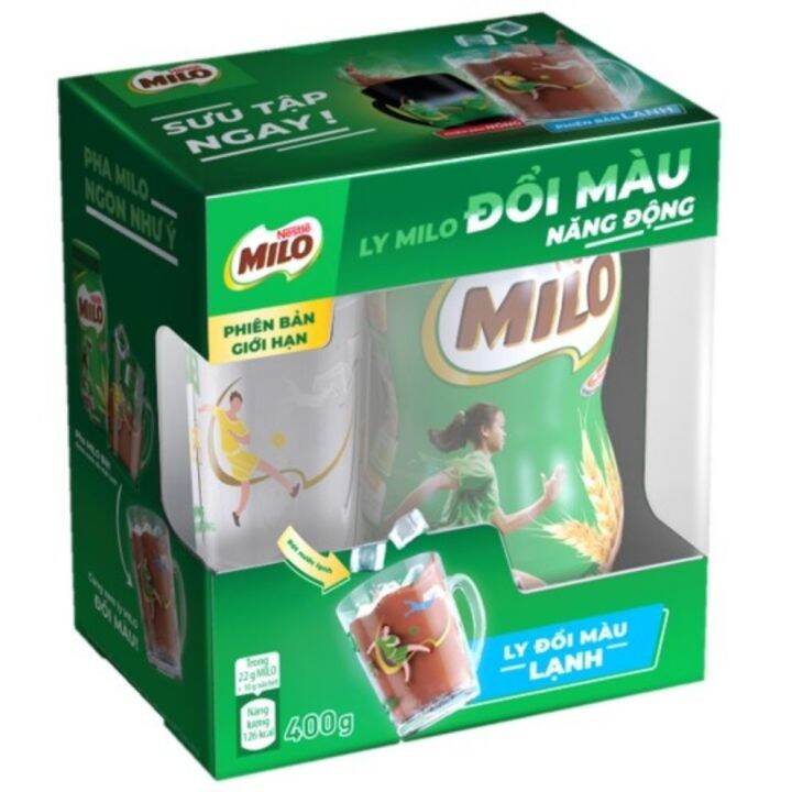 [Tặng Ly Thủy Tinh MILO Đổi Màu] Thức uống lúa mạch Nestlé MILO bột hũ ...