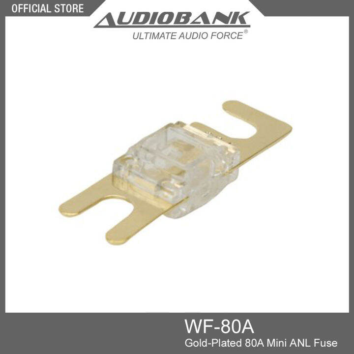 AUDIOBANK Car Audio 80A 24 Karat Gold-Plated Mini ANL Fuse for Car ...