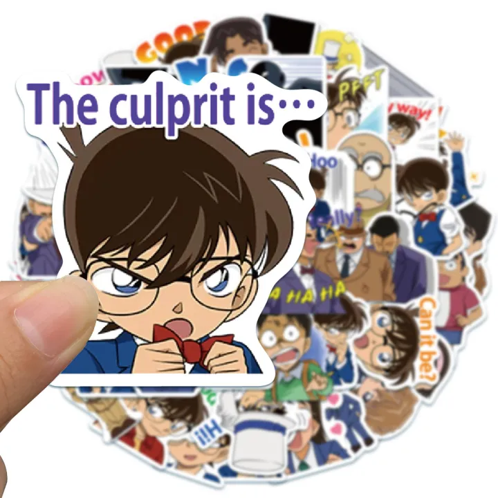 Conan Sticker ยอดนักสืบจิ๋วโคนัน โคนัน สติ๊กเกอร์ 50 ชิ้น สติ๊กเกอร์ตก ...