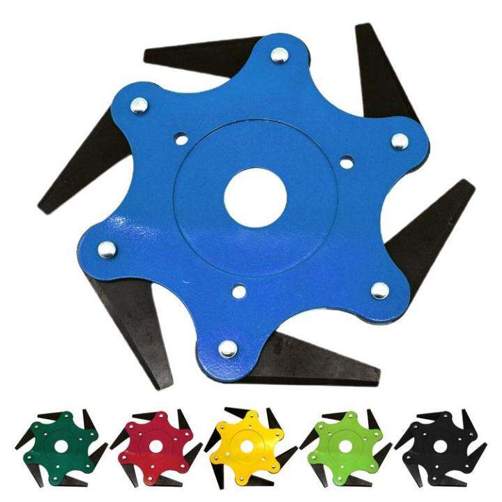 Universal Weed Eater Head 6 Teeth Professional Razor Lawn Mower Head ...