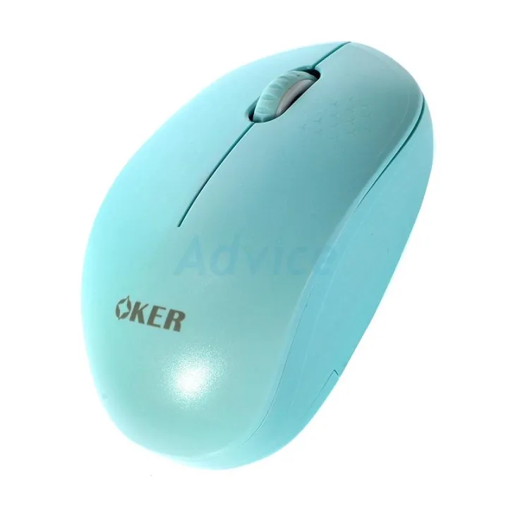 OKER เมาส์ Wireless Optical Mouse (V16) Green | Lazada.co.th