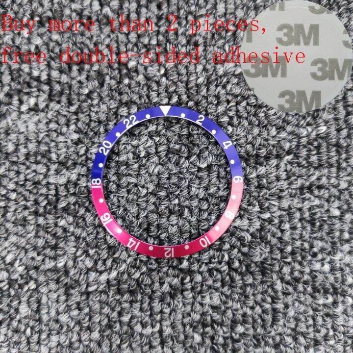 36.5mm Retro Watch Ring aluminum Bezel Insert Ring for SUB GMT Watch ...