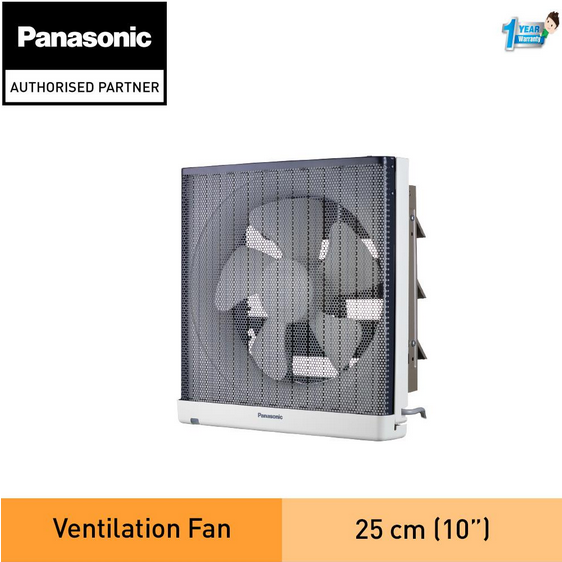Panasonic Wall Mount Ventilation Fan FV-25AUF FV-25AUF1 (10 INCH) FV ...