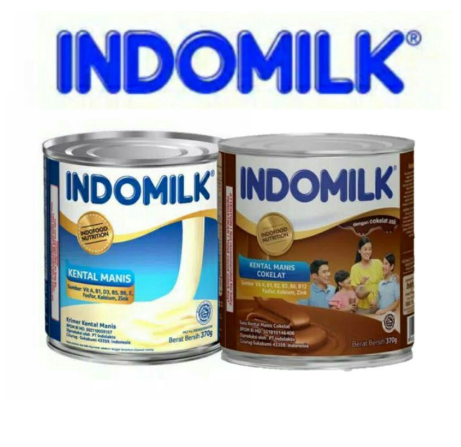 Indomilk Susu Kental Manis-Susu Kaleng Coklat Putih 370gr | Lazada ...
