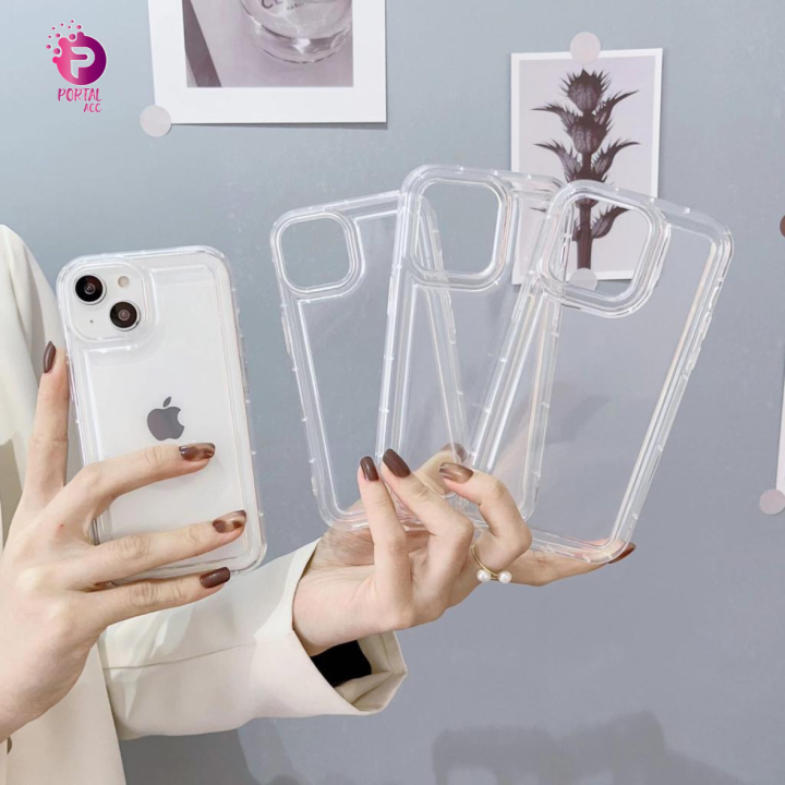 Portalacc Softcase clear air bag case bening casing hp untuk VIVO V29 ...