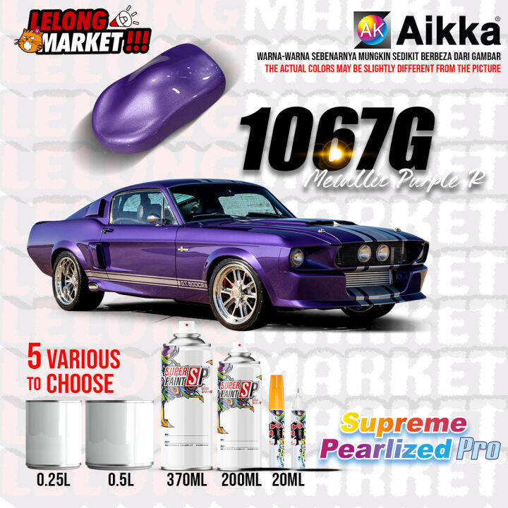 AIKKA 1067G Metallic Purple R 】2K Paint SUPREME METALLIC PRO Car Motor ...