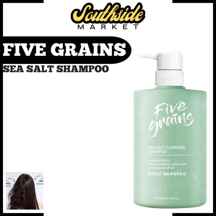 Shampoo authentic Korean herbal five-grain clear muscle cleansing ...