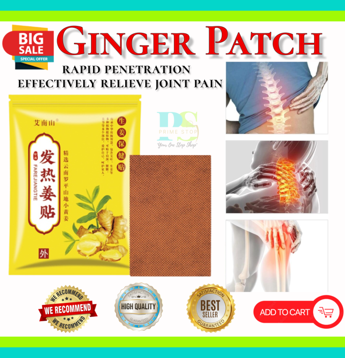 BEST SELLING Herbal Ginger Patch 100PCS Health Care for Promote Blood ...