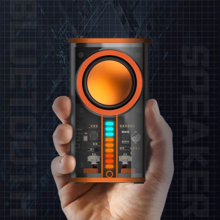 ลำโพงบลูทูธไร้สายเมชาใส K07มีซับวูฟเฟอร์ให้จังหวะเบาเสียงซับวูฟเฟอร์ ...