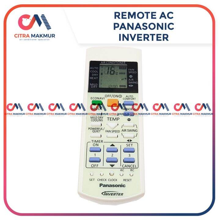 Remote AC Panasonic Inverter tipe original remot plus Baterai 1 2 pk | Lazada Indonesia