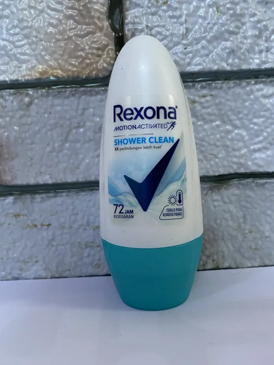 Rexona Women Deodorant Anti-Perspirant Roll On Shower Clean 45Ml | Lazada Indonesia
