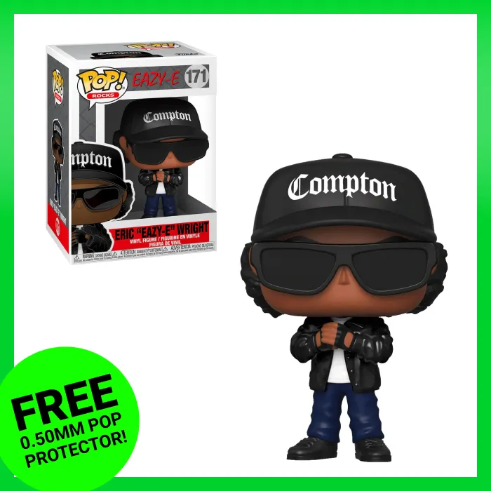 Rocks Eazy-E Eric "Eazy-E" Wright #171 SLIGHTLY DAMAGED BOX Funko Pop ...