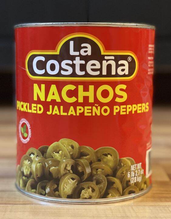La Costena Nacho Sliced Pickle Jalapeno Peppers 2.8kg (Food Service) - Mexico | Lazada