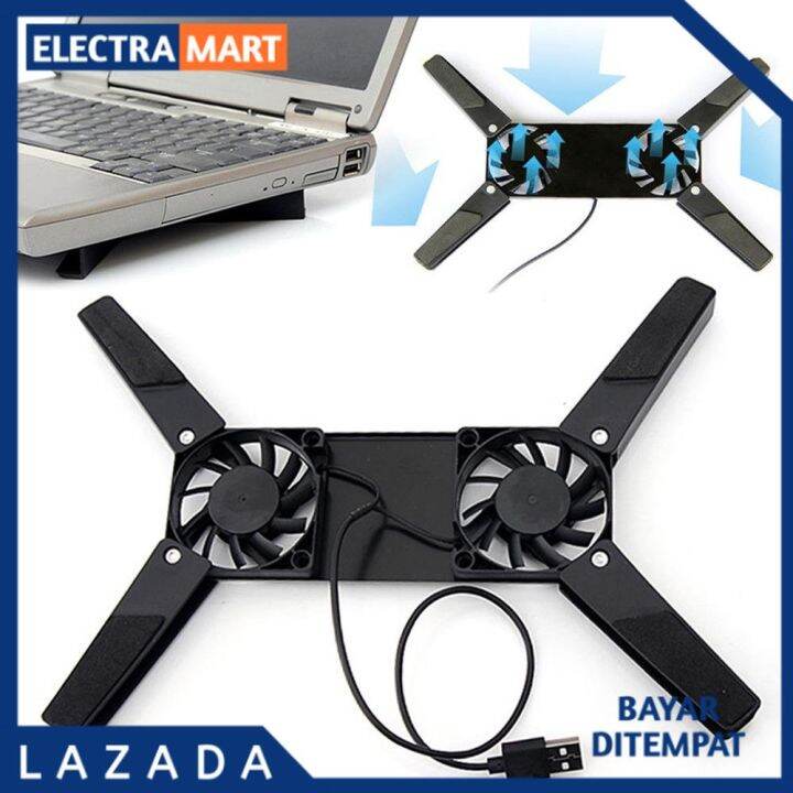 Kipas Laptop Pendingin USB Gaming Alas Kipas Angin Mini Portable ...