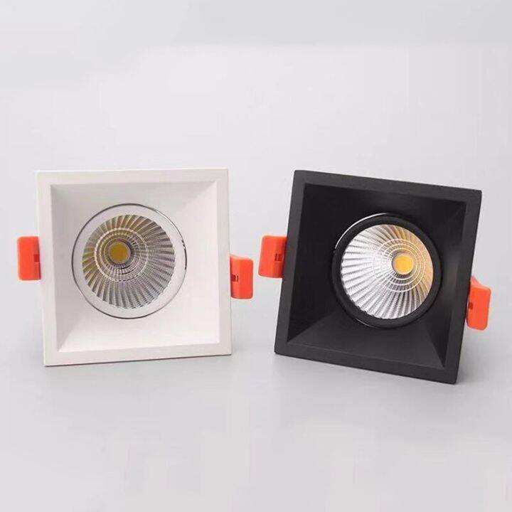 Led Cob Ceiling Light Recessed Lighting Artwork Light Black And White ...