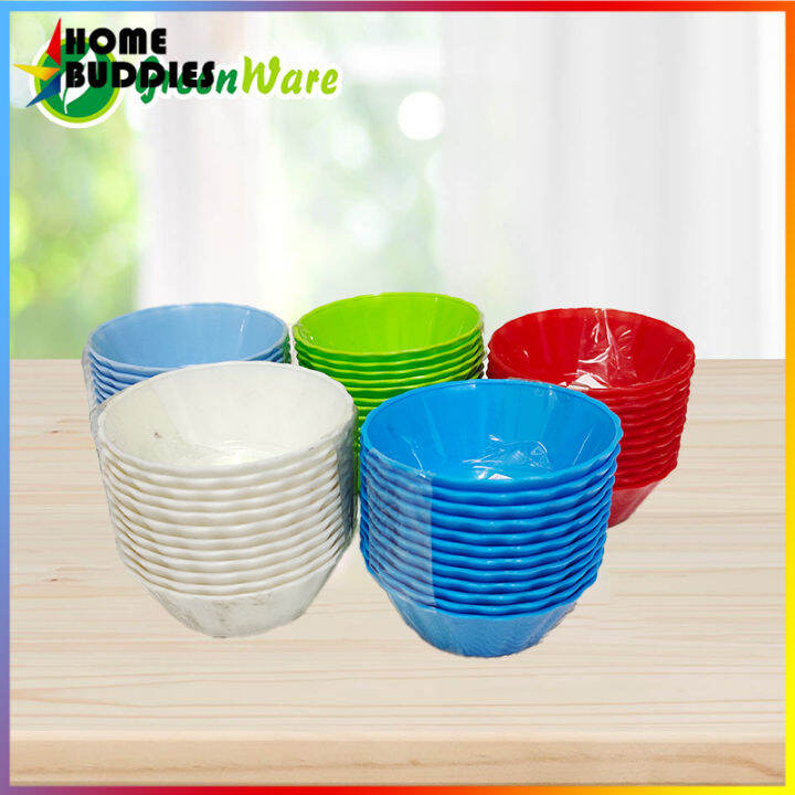 24 pcs/pack Greenware Large Puto Pichi Pichi Kutsinta Molds | Lazada PH