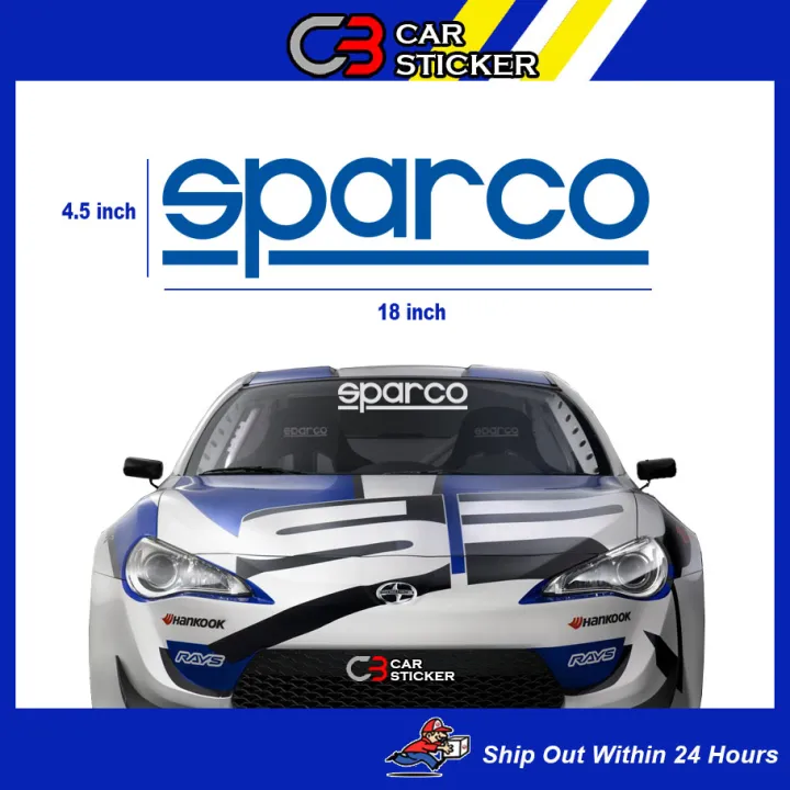 Sparco Car Sticker / cs627 | Lazada