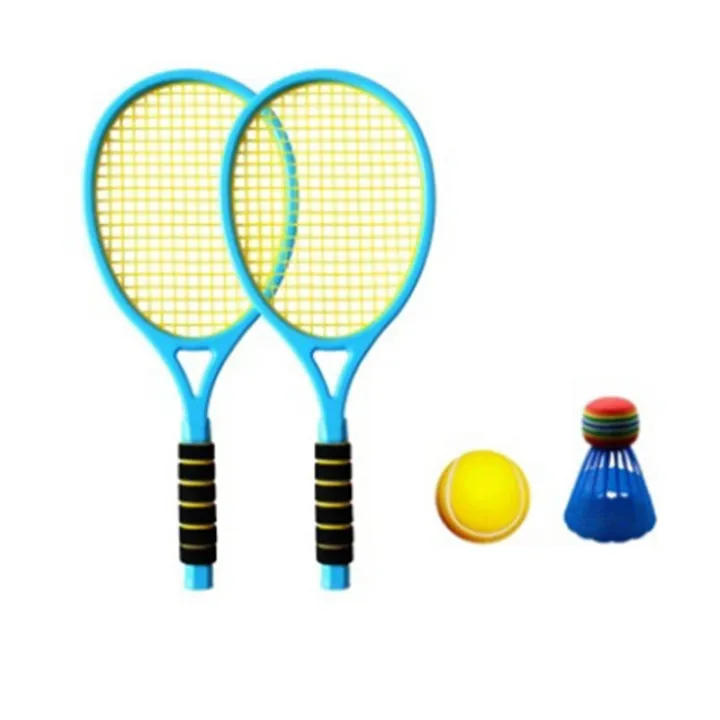 Badminton Set for Kids with 2x Rackets Ball Junior Tennis Racquet Play ...